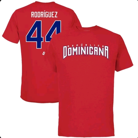 Legends | Shirts | Julio Rodriguez Dominican Republic Rd Shirt Red ...
